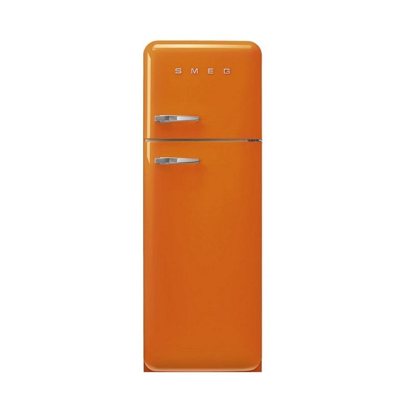 SMEG Free Standing Refrigerator Double Door (FAB30R) Orange | Toffin ...