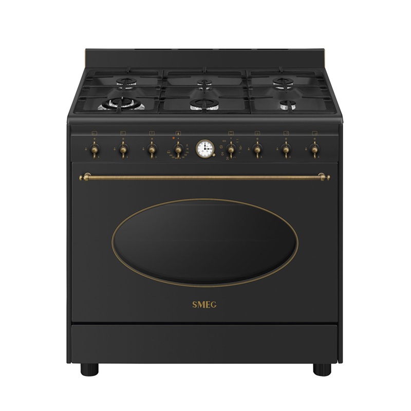 SMEG CO90GMAN2 Cooker With Gas Hob 90x60cm Coloniale Aesthetic | Toffin ...